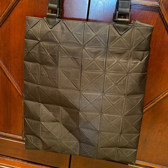 Pleats Please | Bags | Pleats Please Vintage Tote Bag Hardly Used From Early 200 Black 3 X 15 ...